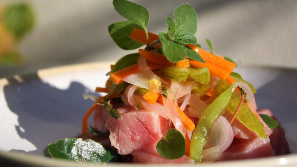 Escabeche, tonfisk med apelsin och habanero - Feeders